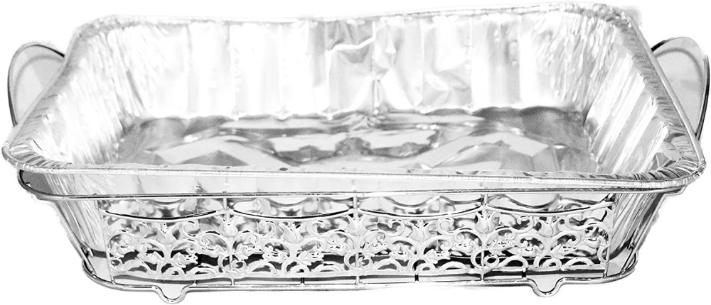TigerChef Full Size Decorative Ornate Chrome Wire Full Size Aluminum ...