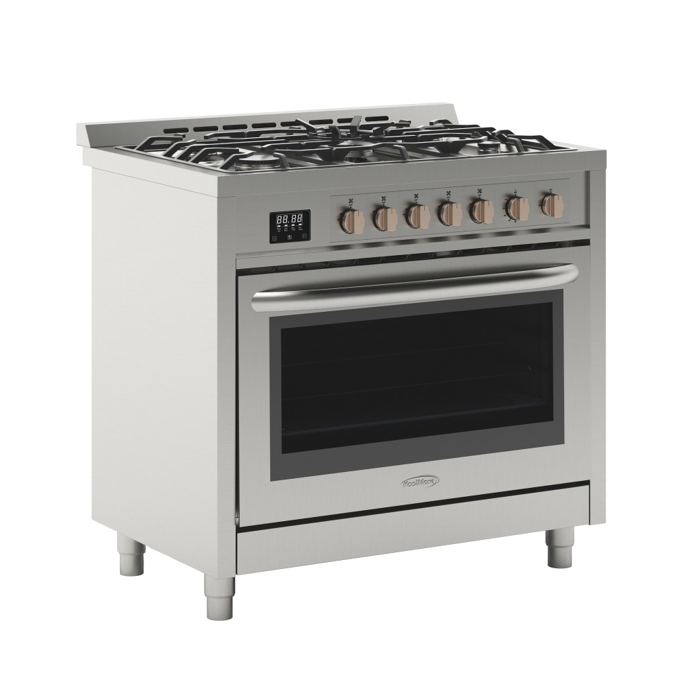 Koolmore KM-FR36GL-SS 36" Professional Gas Range with Convection Oven ...