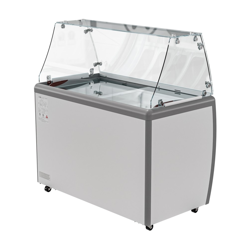 Koolmore KM-GDC-49SD-FG 50" Gelato Dipping Cabinet Display Freezer with ...
