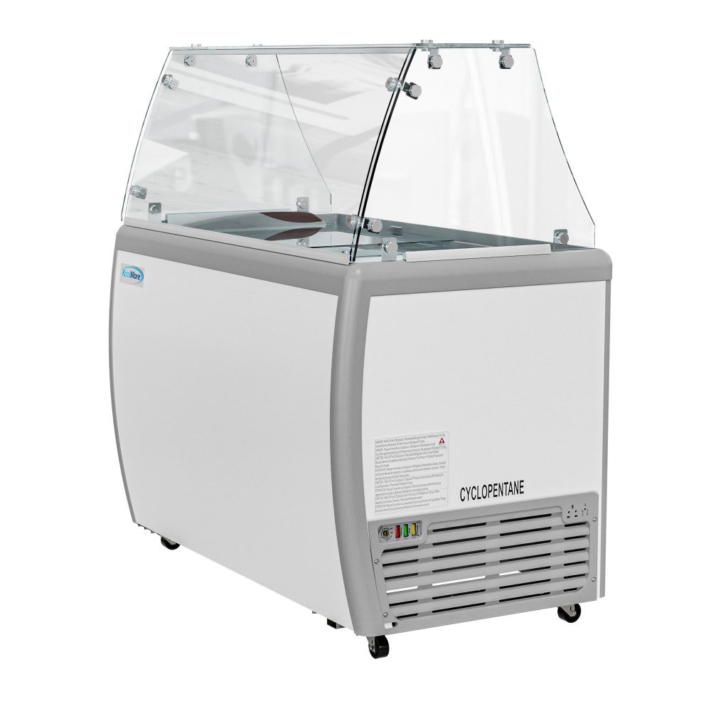 Koolmore KM-GDC-49SD-FG 50" Gelato Dipping Cabinet Display Freezer with ...