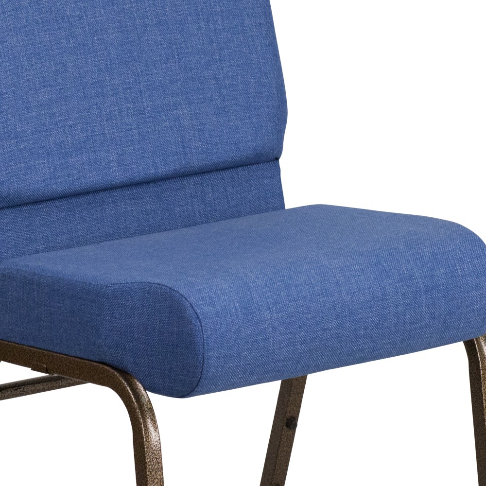 Flash Furniture FD-CH0221-4-GV-BLUE-GG Hercules 21''W Blue Fabric ...