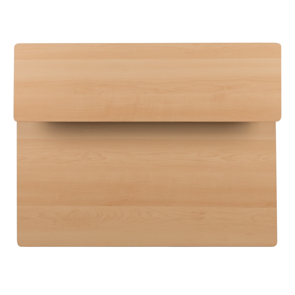 Flash Furniture NAN-CLIFTON-MP-GG Maple Computer Desk with Top and ...