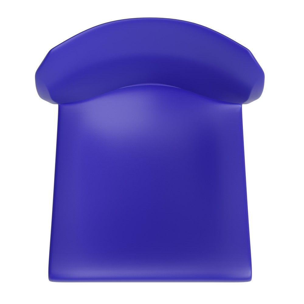 Flash Furniture RUT-238A-BL-GG Hercules Blue Full Back Contoured Stack ...