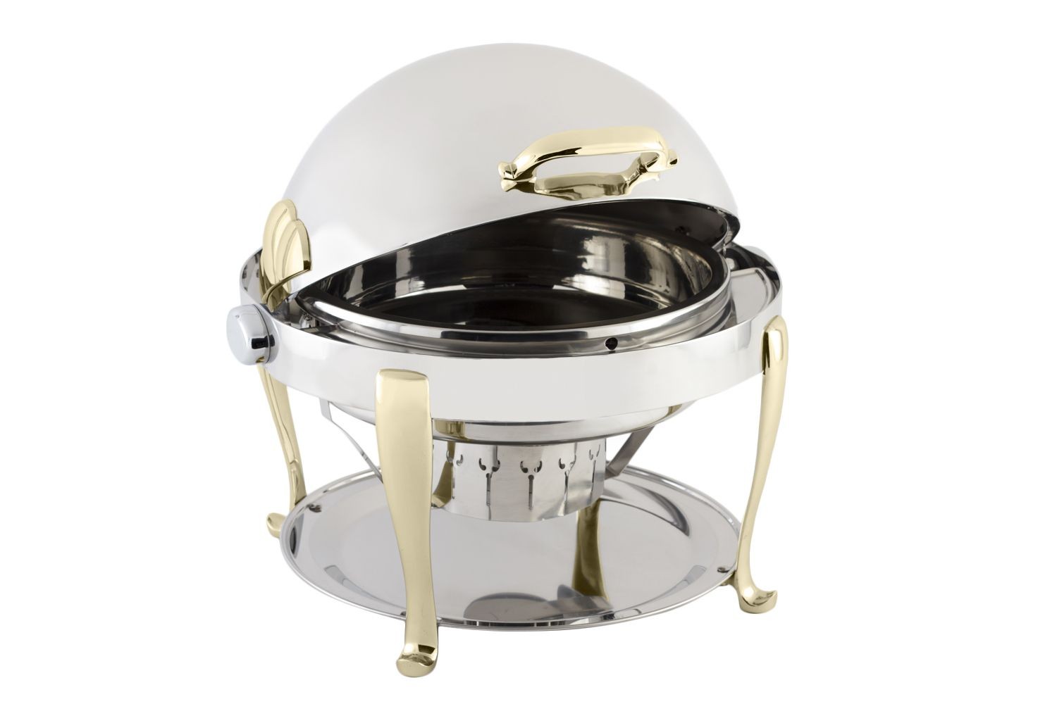 Bon Chef 19000 Elite Dripless Round Chafer with Roman Legs, 8 Qt ...