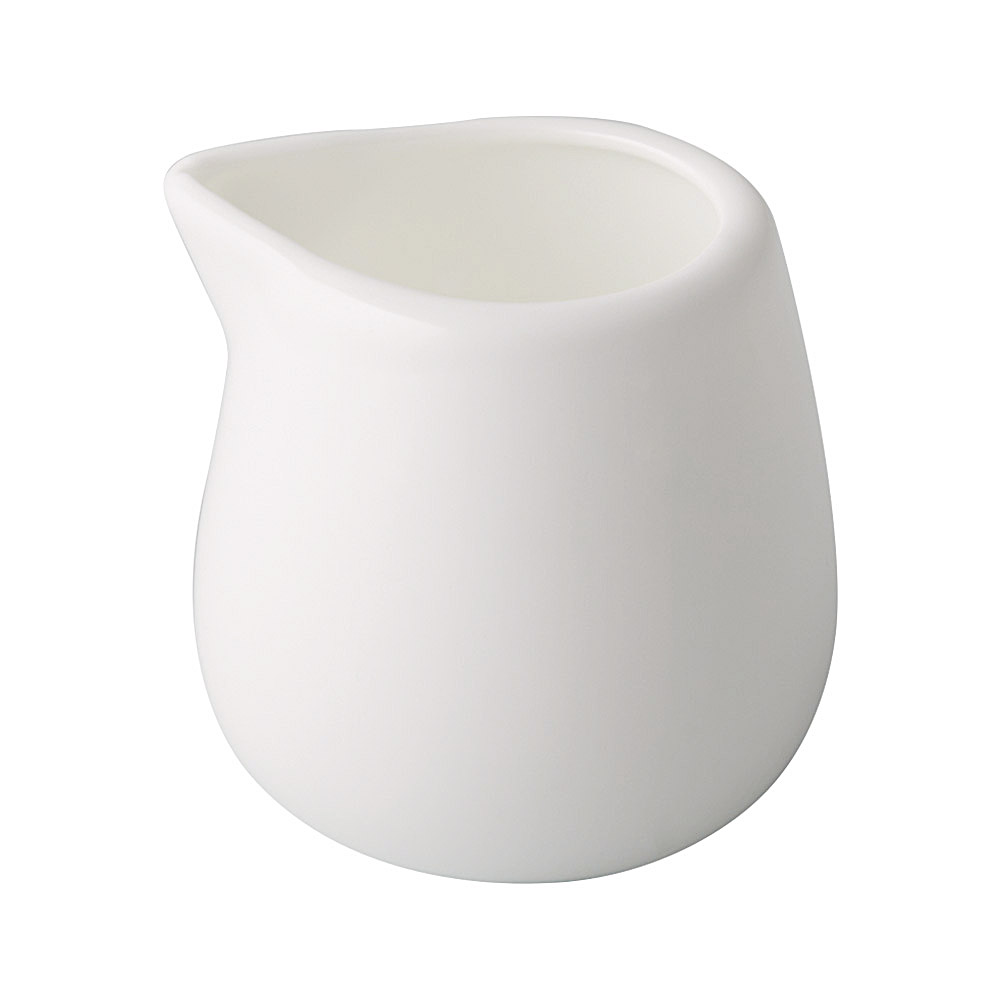 CAC China GDC-PC204 Grand Canyon Bone White Porcelain Creamer 4 oz., 1 ...