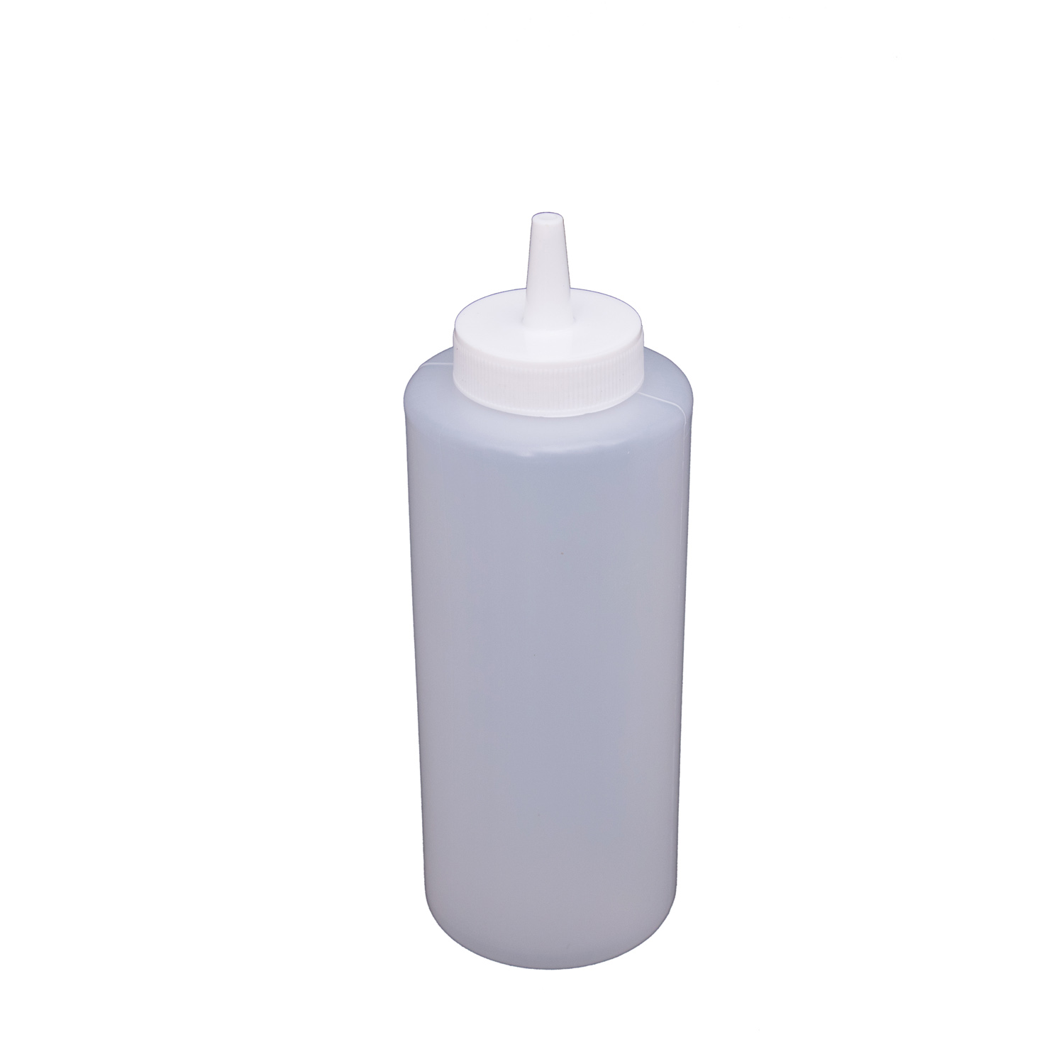 CAC China SQBT-12C Clear Plastic Squeeze Bottle 12 oz. - LionsDeal
