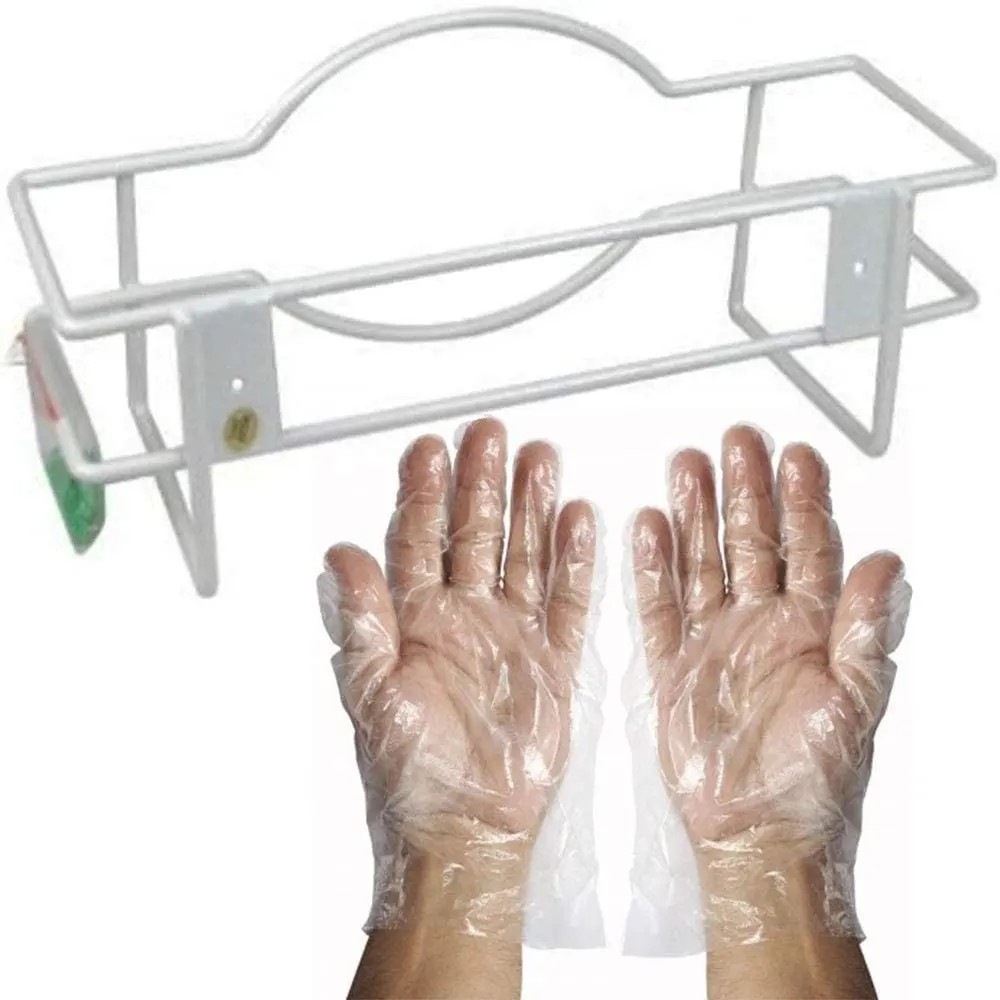TigerChef Wall Mount Glove Box Holder, 10" x 3", Includes Box Medium ...