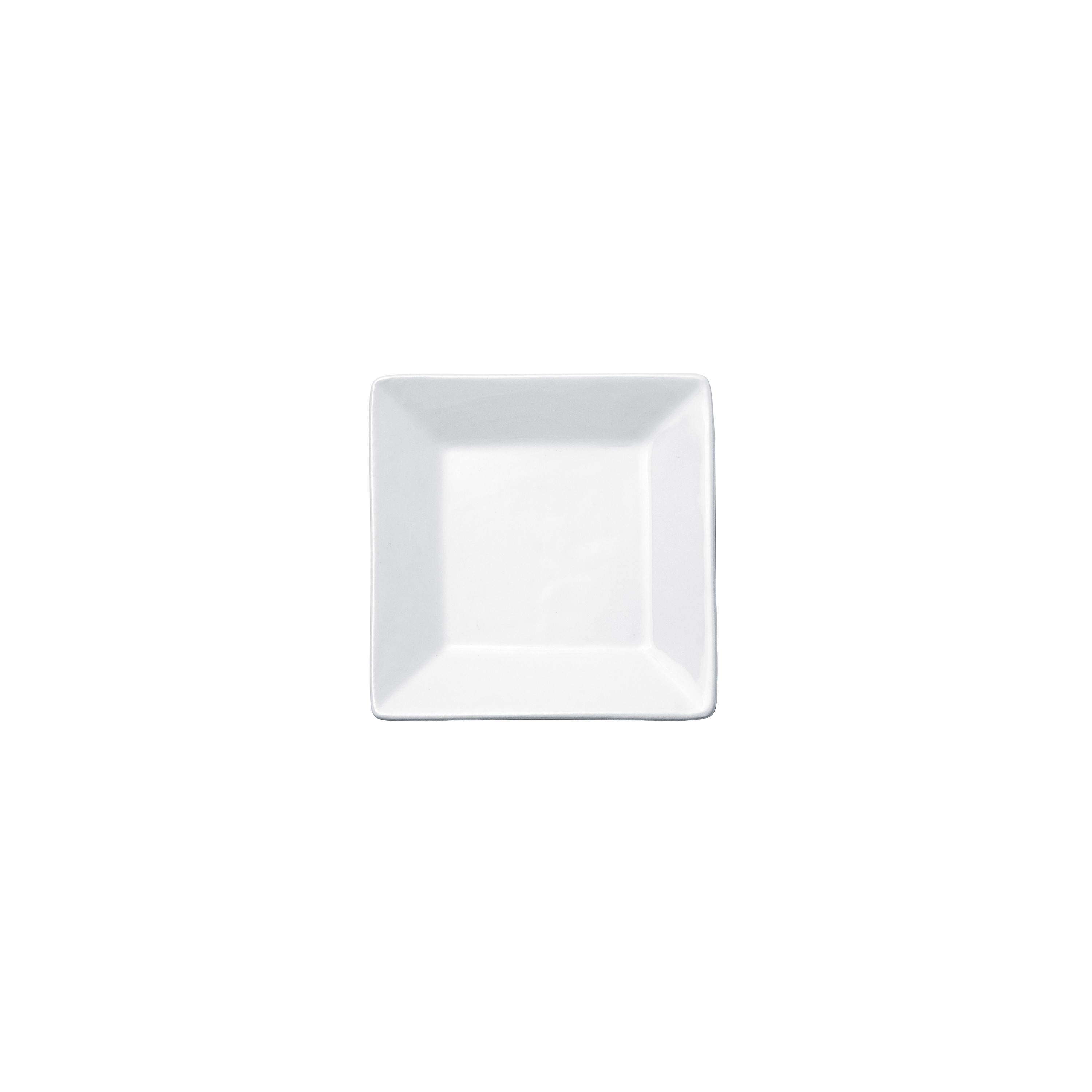 Winco RPS-4 Royalsquare Porcelain Square Plate, 4" - 6 dozen - LionsDeal